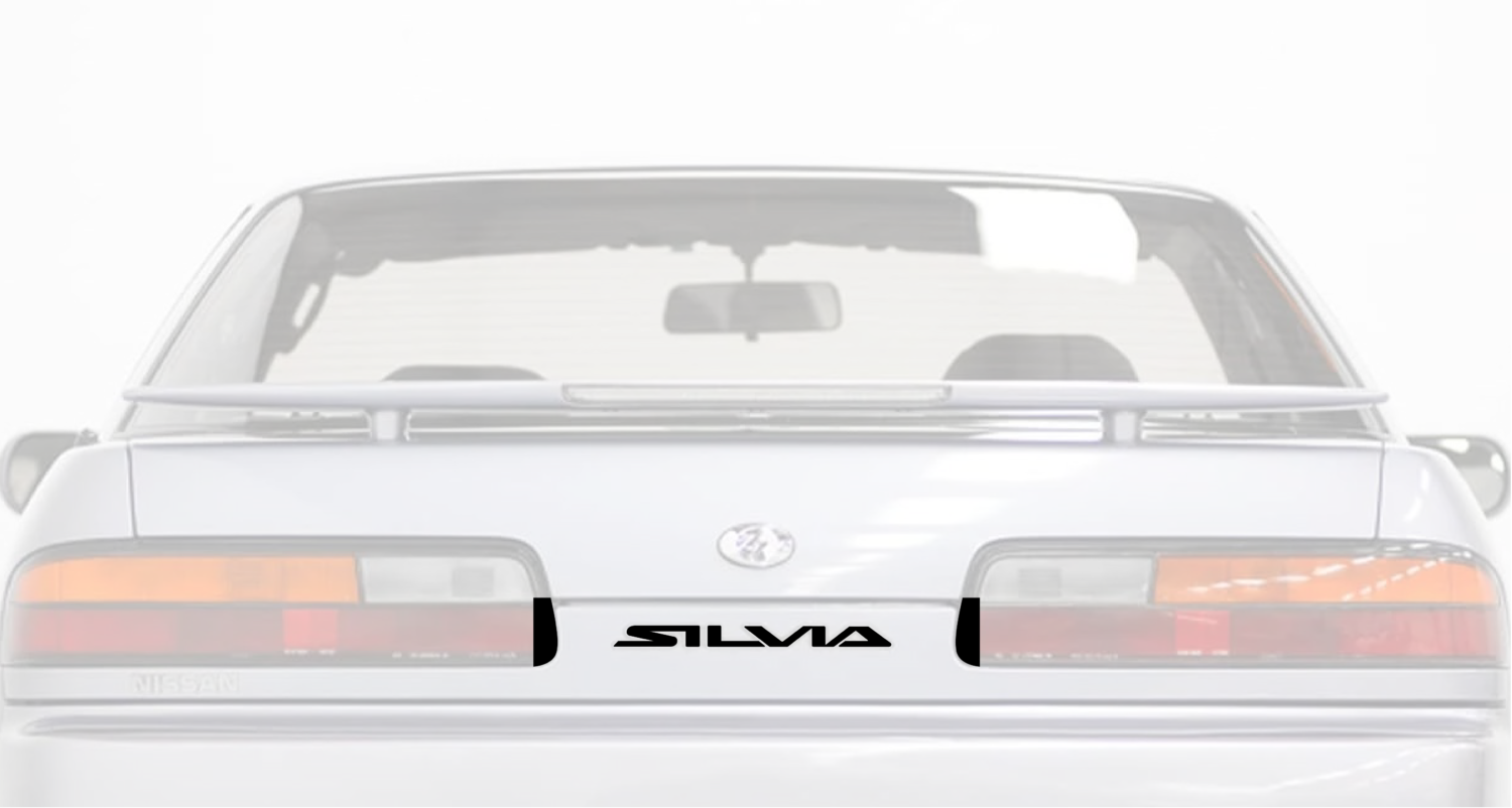 S13 SILVIA Coupe Rear Garnish Emblem | RestoMod 忍者